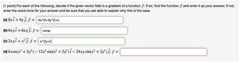 solved 1 ﻿point ﻿for each of the following decide if the