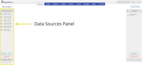 Data Sources Panel Moresteam