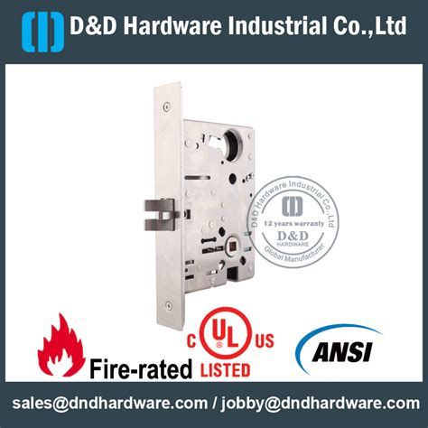 Ss304 Ansi Mortise Passage Door Lock Ddal01 F01 From China Manufacturer