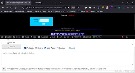 sql labs靶场第十八关测试报告 sqli labs第18关 csdn博客