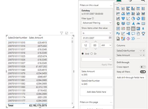 Power Bi Directquery Mode And Degenerate Dimensions