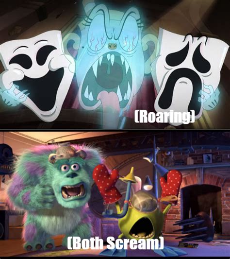 Mike And Sulley Are Scared Of Ms Chalice By Cobymaverick On Deviantart