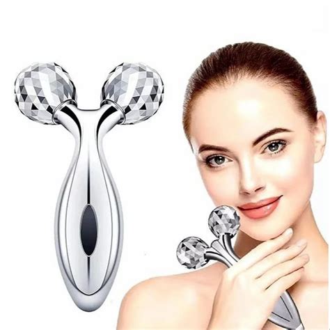 Manual Silver 3d Face Massager At ₹ 80piece In Surat Id 2855570884348