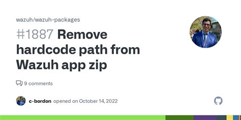 Remove Hardcode Path From Wazuh App Zip Issue Wazuh Wazuh Packages GitHub