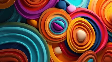 다채로운 종이 컷 디자인 배경 생생한 3d 렌더링된 아트 3d 배경 3d 렌더링 배경 컷 배경 이미지 Hd 3d