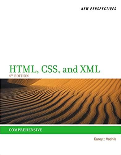 New Perspectives On HTML CSS And XML Comprehensive Th Edition EBook