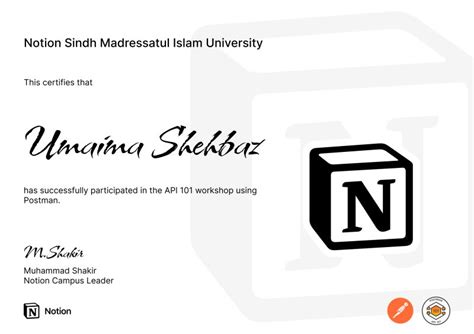 Umaima Shahbaz On Linkedin Exciting News 🚀 I Am Grateful To Receive My Api 101 Workshop…