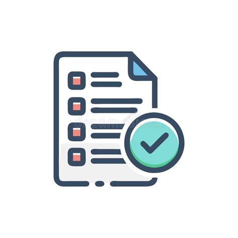 Comprehensive Data Quality Check Icon For Management Stock Image
