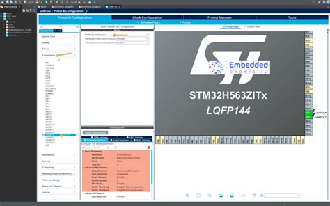 Getting Started With Stm32h5 Arm Cortex M33 Uart Tx In Dma