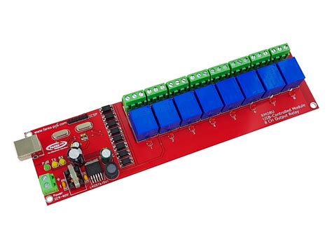 Channel USB Controlled Relay Module Fares PCB