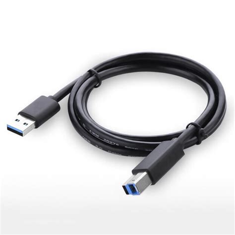 USB Printer Cable M Black Made In Taiwan
