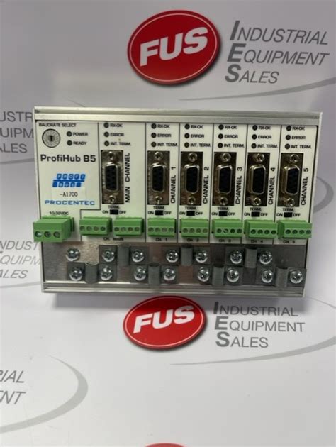 Procentec Profihub B5 Profibus Dp Repeater Procentec 17010 Fus Industrial