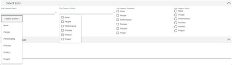 Create Select Lists To Set Field Selection Options Softools