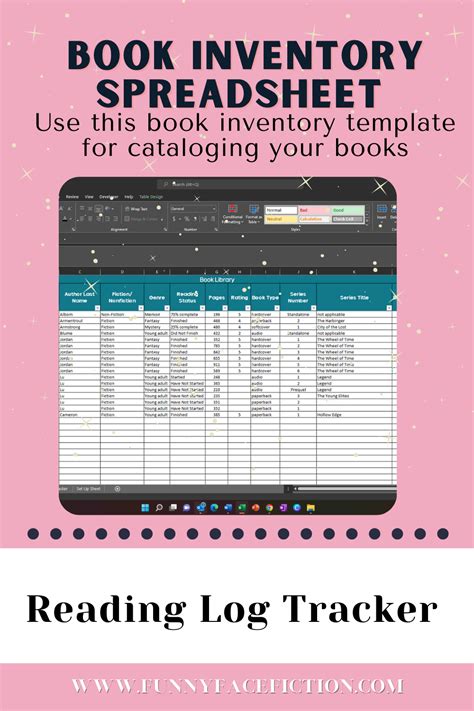 Excel Book Library Template