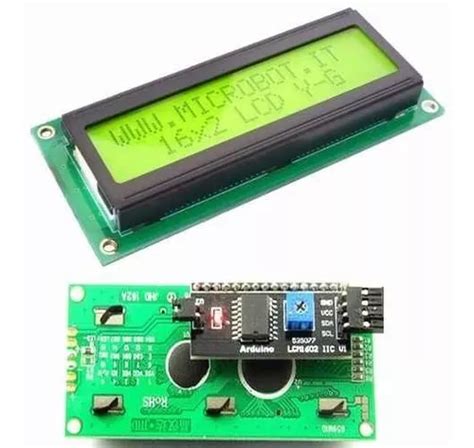 Módulo Display Lcd 16x2 C Comunicação I2c Para Arduino R 40 Em Belo