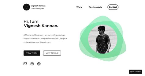 Vignesh Kannan Codesandbox