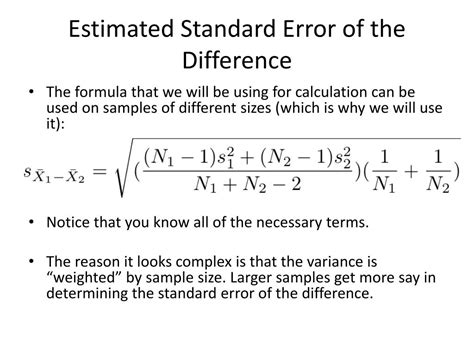 Ppt Significance Of The Difference Between Two Sample Means
