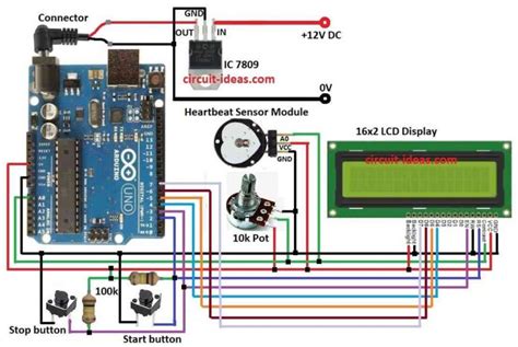 Simple Heartbeat Monitor Circuit Using Arduino Circuit Ideas For You