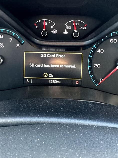 Sd Card Error R Chevycolorado