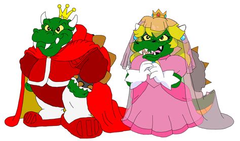 King Bowser And Princess Koopa By Kingleonlionheart On Deviantart