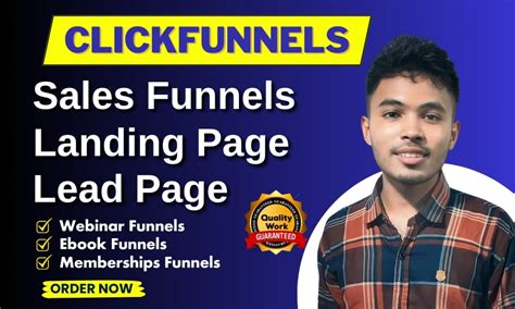 I Will Design Clickfunnels Landing Page Design Squeeze Page Sales