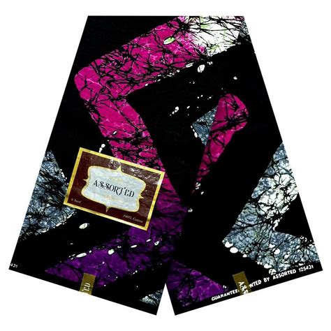 6 Yards Assorted Ankara Wax Print 3 Colours Wellborn Fabrics