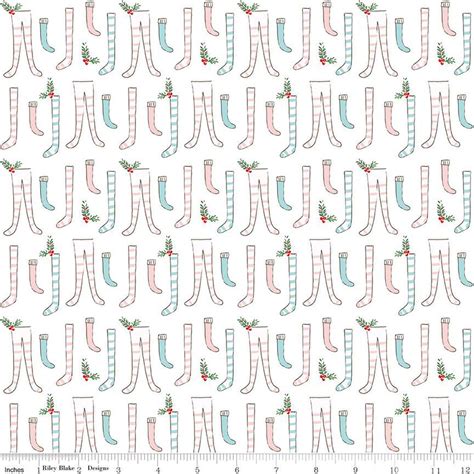 Pixie Noel Stockings Fabric Pop