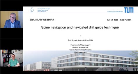 Spine Navigation And Navigated Drill Guide Technique Brainlab