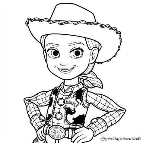 Jessie Toy Story Coloring Pages Free And Printable