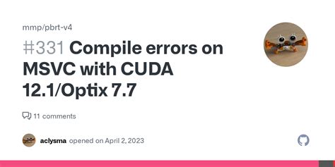 compile errors on msvc with cuda 12 1 optix 7 7 · issue 331 · mmp pbrt