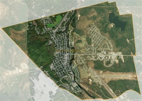 Map Of Millinocket Cdp Thong Thai Real