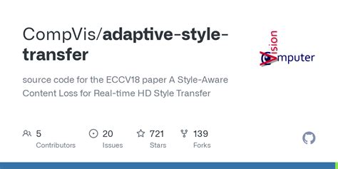 Github Compvisadaptive Style Transfer Source Code For The Eccv18