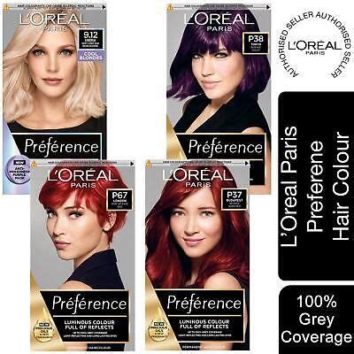 Loreal Paris Preference Permanent Hair Dye Optimal Grey Hair Coverage