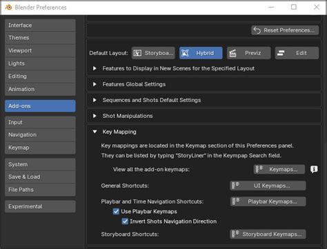 Keymap — Werwacks Storyliner Doc For Latest Version V 12 Documentation