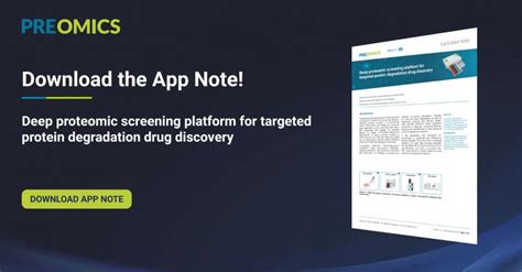 Ist Proteomics Tpd Drugdiscovery Samplepreparation Lcms Proteindegradation Preomics