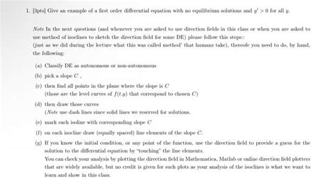 Solved 1 ∣3pts∣ Give An Example Of A First Order