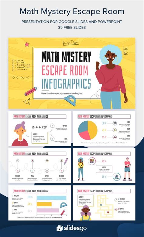 Math Mystery Escape Room Infographics