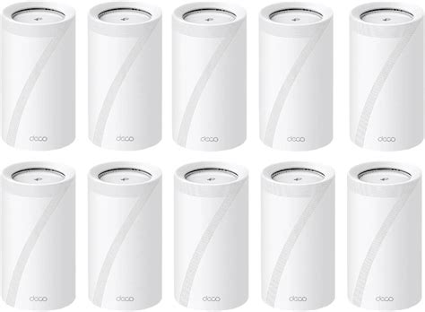 Tp Link Be19000 Tri Band Mesh Wi Fi 7 System 1x 10gbps Ethernet Fiber Combo Wan Lan Port 1x