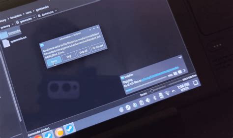 Dolphin File Already Exists Error On Every File Rsteamdeck