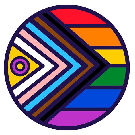 Intersex Inclusive Lgbt Pride Flag Festive Circle Badge 26298290 Vector