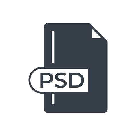 PSD File Format Icon PSD Extension Filled Icon Vector Art At Vecteezy