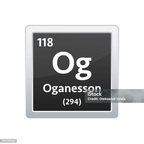 오가네슨 기호 주기적인 테이블의 화학 적 요소 벡터 스톡 일러스트레이션 0명에 대한 스톡 벡터 아트 및 기타 이미지 0명 3차원 형태 건강관리와 의술 Istock