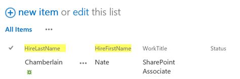Highlight Specific Column Headers In A Sharepoint List Nate Chamberlain