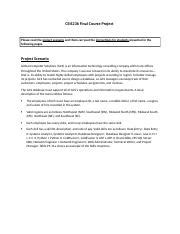 CEIS Week Course Project V Docx CEIS Final Course Project Please Read The Project