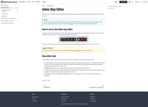 Inline Map Editor Workadventure Documentation Pdf Cyberspace World Wide Web