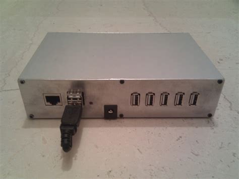 raspberry pi case with an integrated usb hub piday raspberrypi