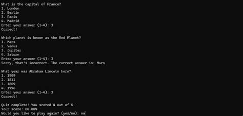 python programming for beginners let s build a simple quiz app