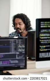 Indian Software Developer Coding On Computer Stock Photo Shutterstock