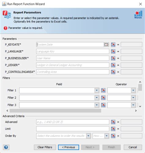 Insert Run Report Function Wands For Sap