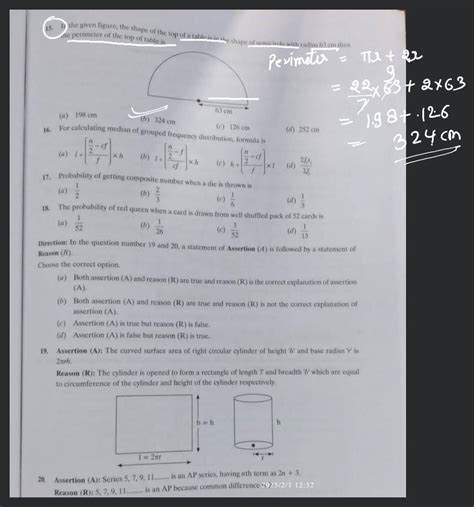For Calculating Median Of Grouped Frequency Distribution Formula Is